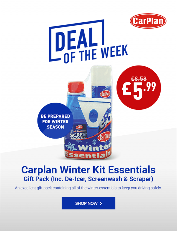 EURO CAR PARTS DEAL OF THE WEEK. CARPLAN WINTER KIT ESSENTIALS GIFT ...